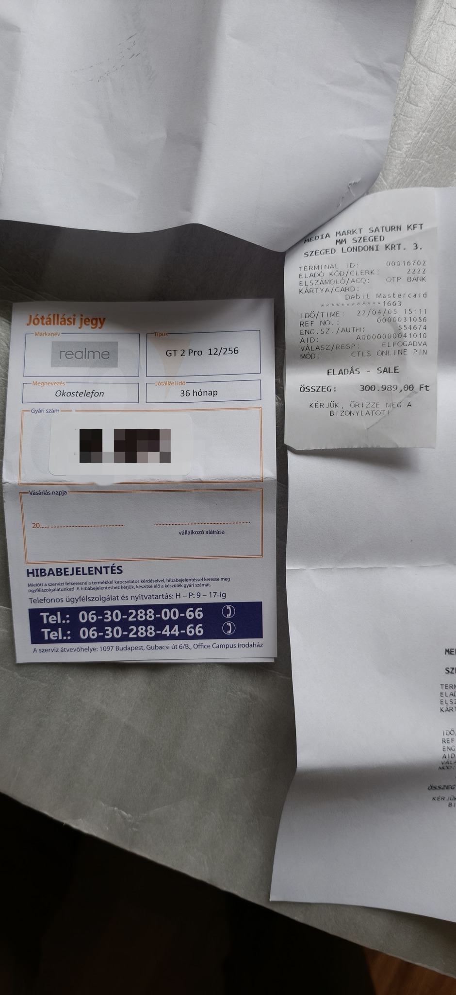 Realme Gt 2 Pro 12/256 5G dual sim, kártyafüggetlen - HardverApró