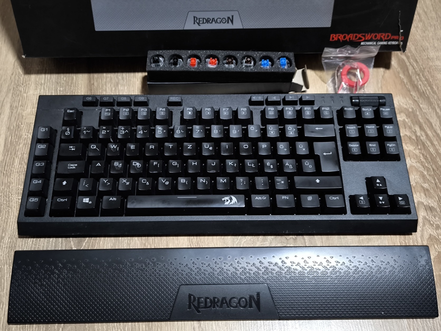 Redragon Broadsword-Pro mecghanikus gamer billentyűzet (brown switch ...