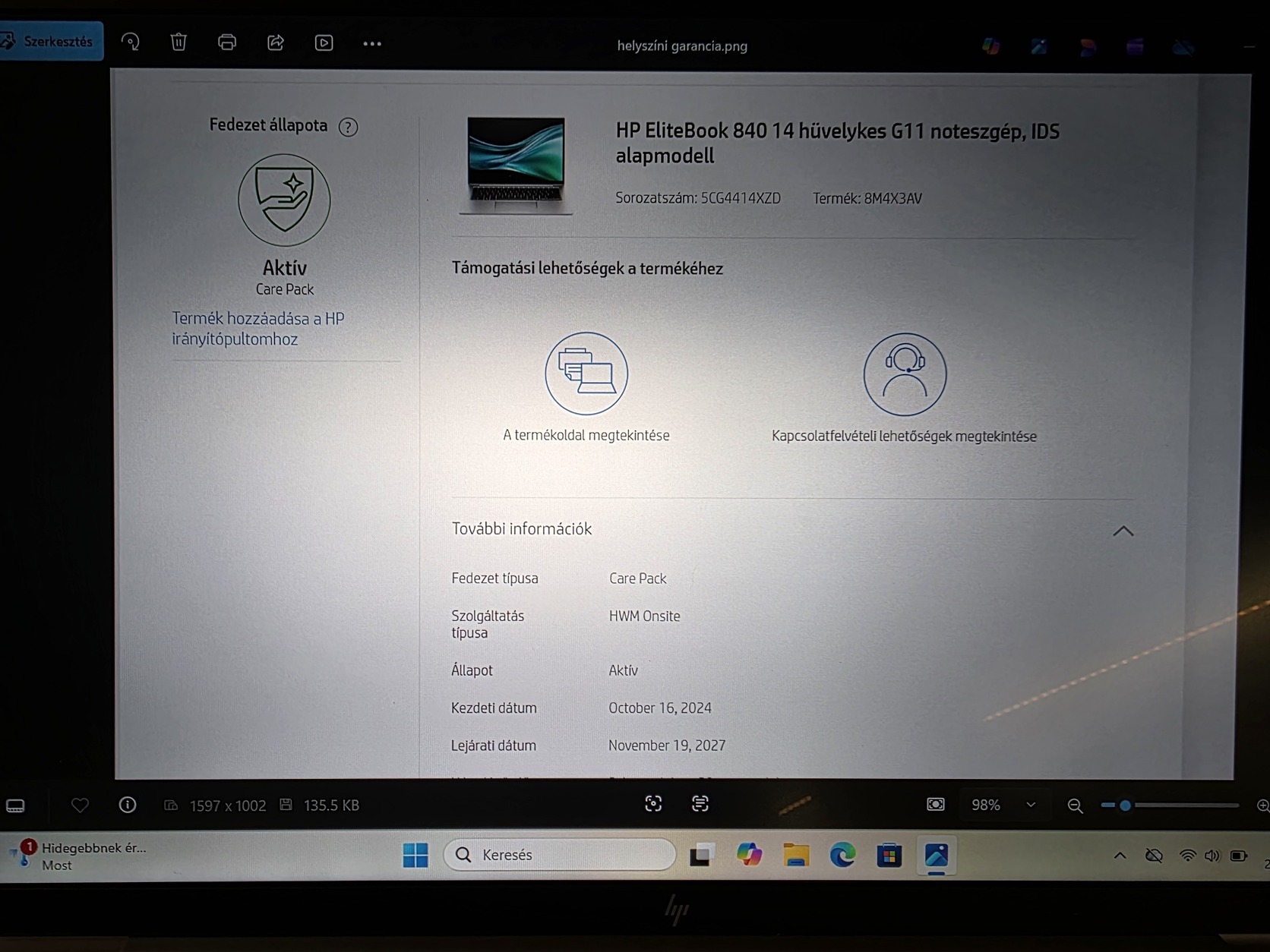 HP EliteBook 840 G11 Ultra 7 / 16GB RAM / 512GB SSD / FHD+ IPS ...
