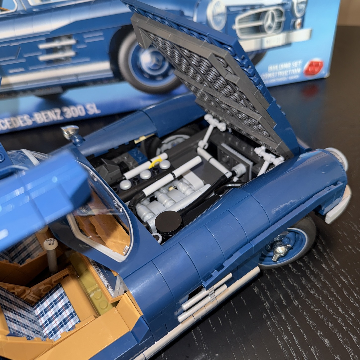 Hot Wheels Mercedes Benz 300 SL Mattel Brick Shop (+ 1:64 modell ...