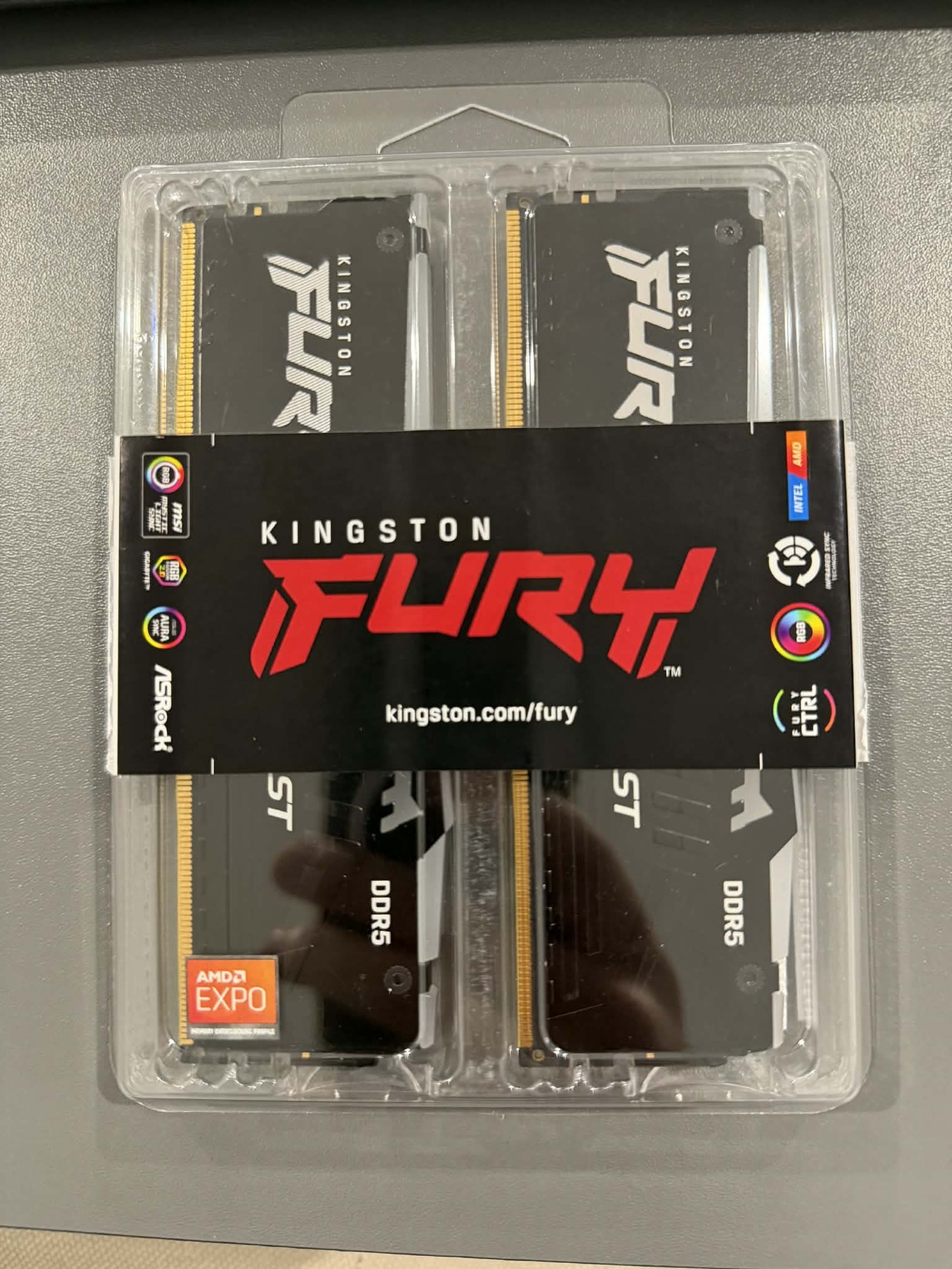 8 ÉV GARANCIA! Kingston FURY Beast RGB 64GB (2x32GB) DDR5 6000MHz ...