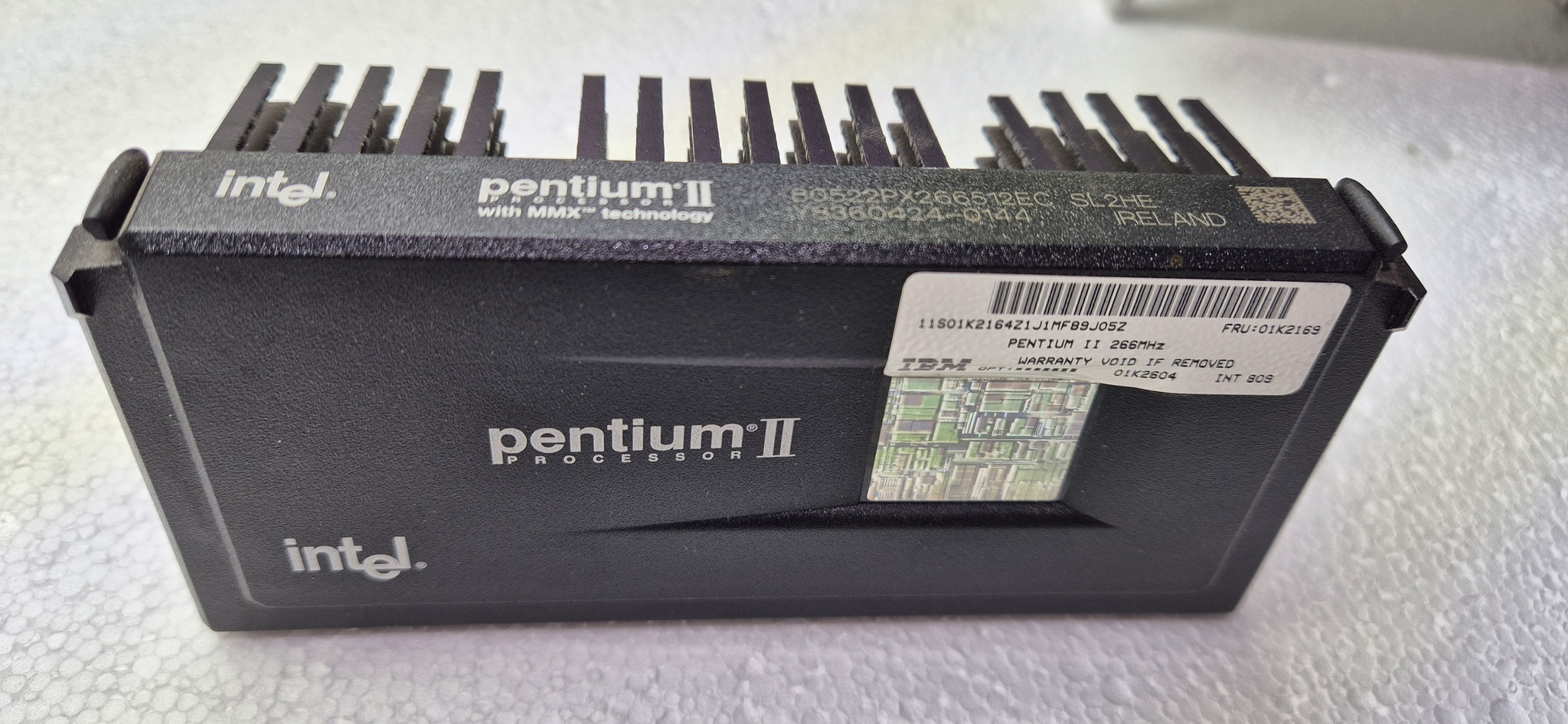 Intel Pentium II 266MHz SL2HE & 350MHz SL2U4 Slot 1 - HardverApró