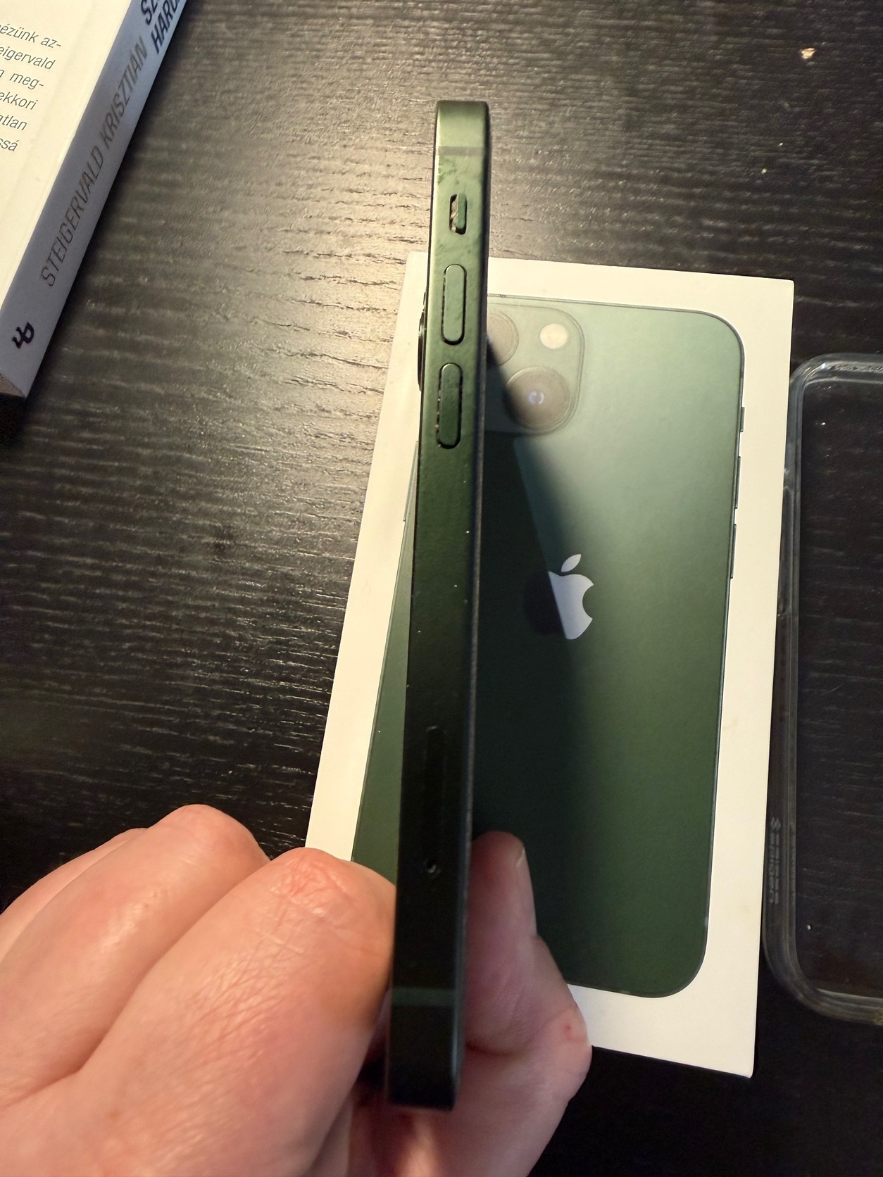 Hibátlan, gyári független Iphone 13 mini 128GB, 85% akku, alpine green ...