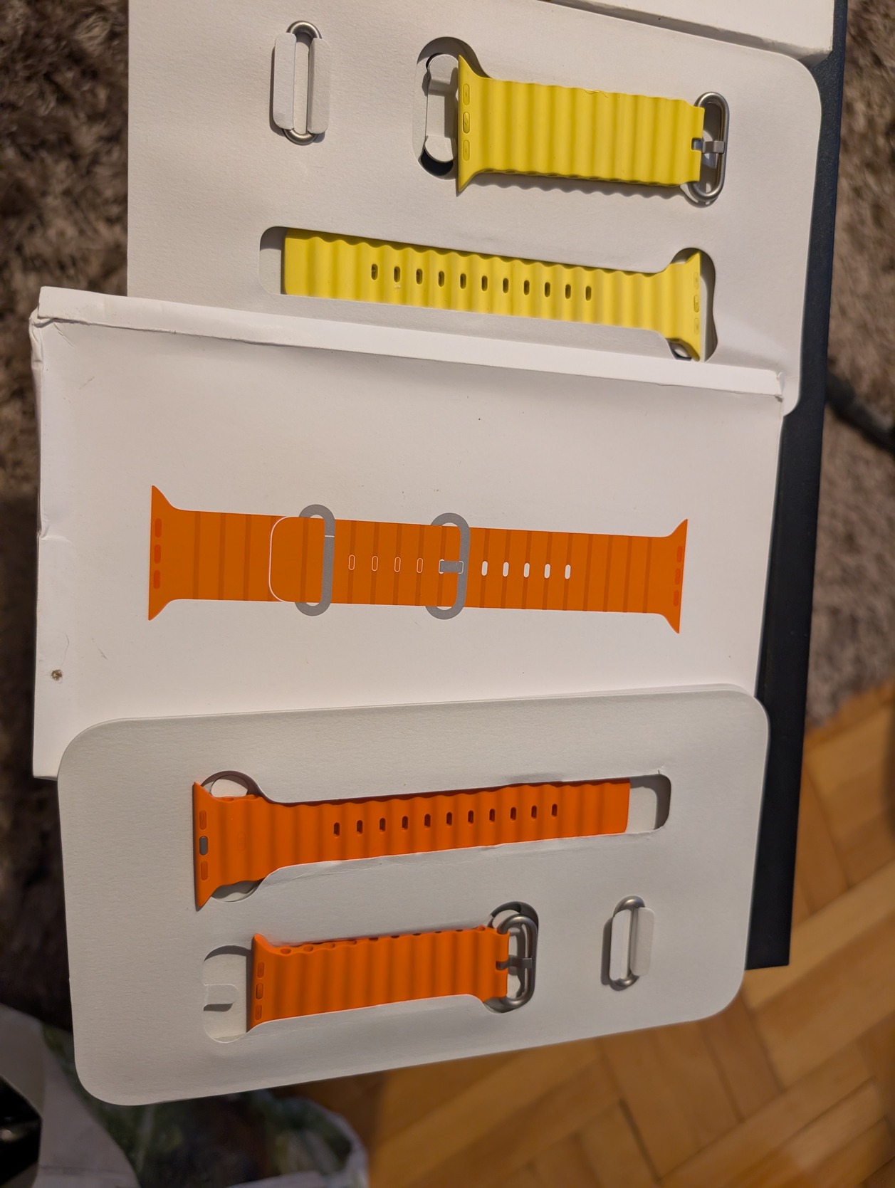 Apple watch Ultra Yellow/ Orange óceán szíj! - HardverApró