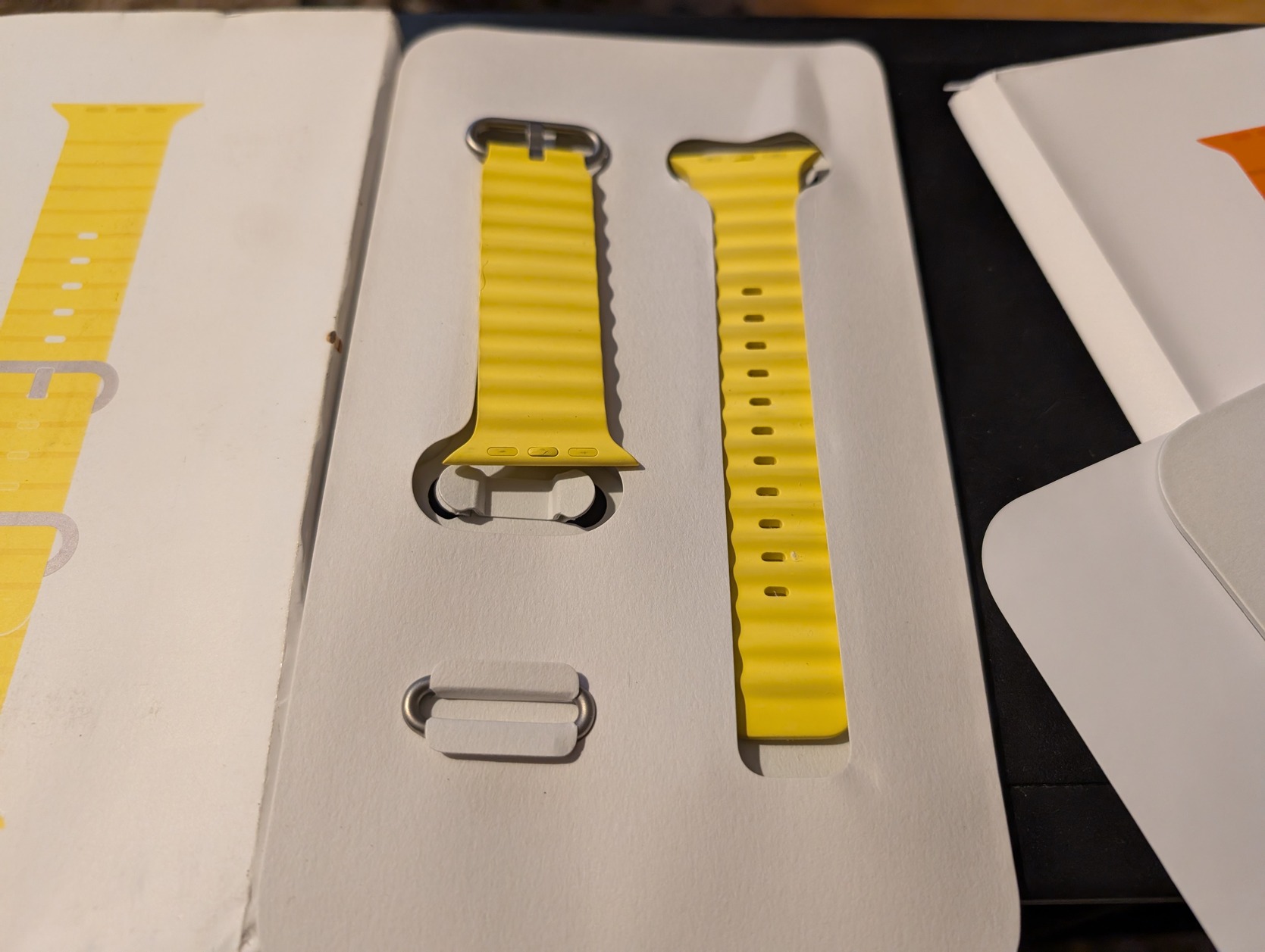 Apple watch Ultra Yellow/ Orange óceán szíj! - HardverApró