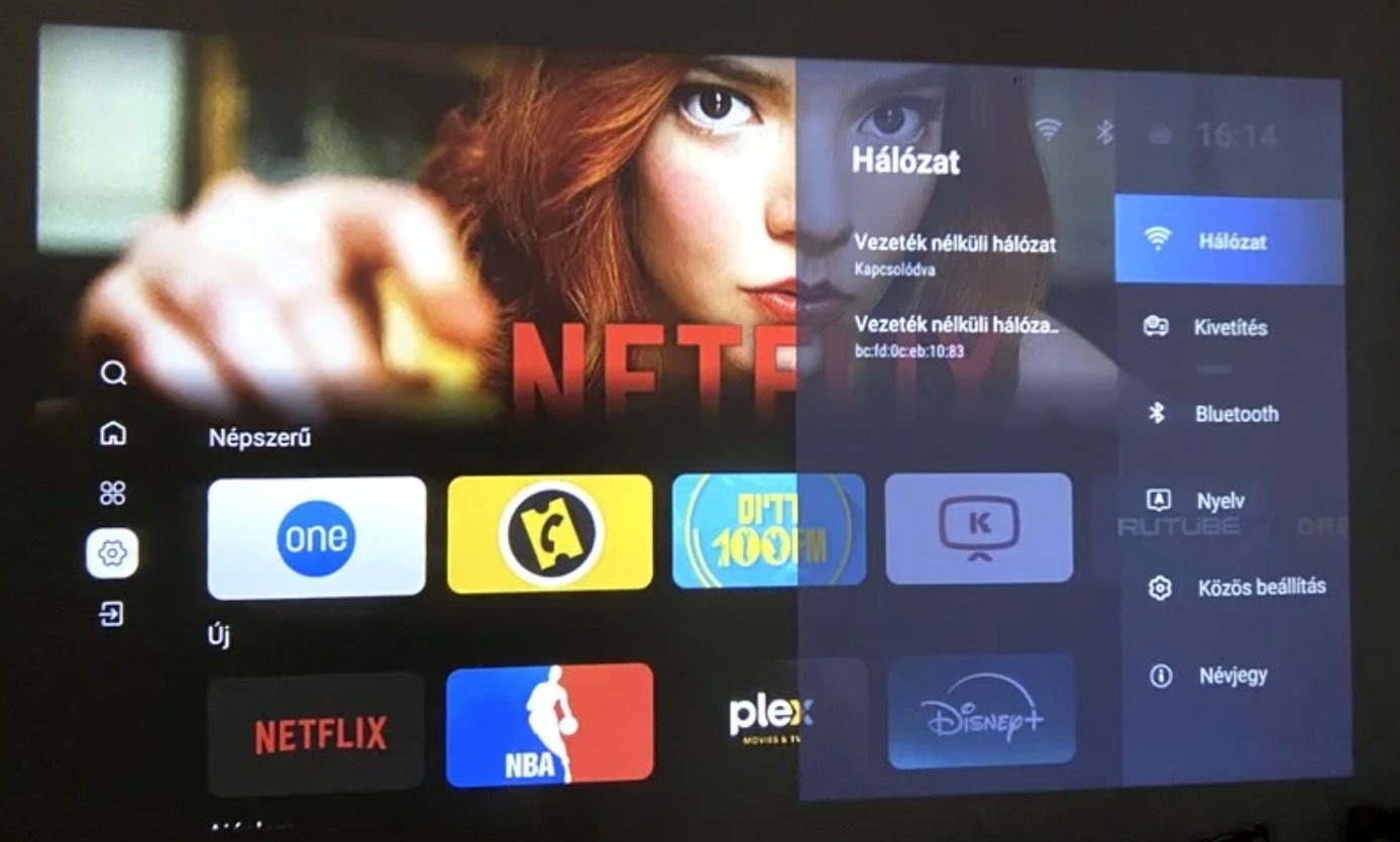 Új Wanbo Dali 1 HD (natív 720p) LED Android 9 projektor. Netflix ...