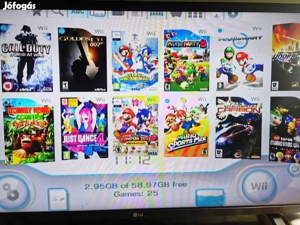 Nintendo Wii 25 játékkal - HardverApró