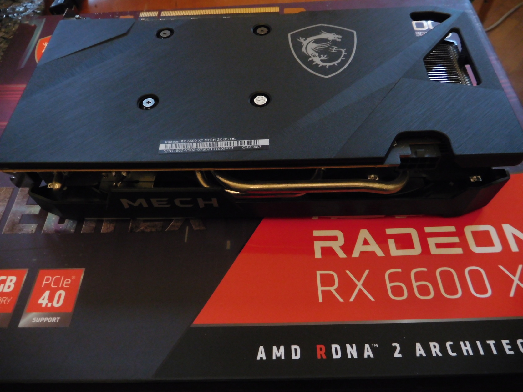 MSI 6600XT Mech 2X 8GB OC - HardverApró