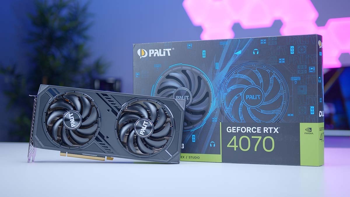 Palit GeForce RTX 4070, 12GB GDDR6, Dual GARANCIÁS - HardverApró
