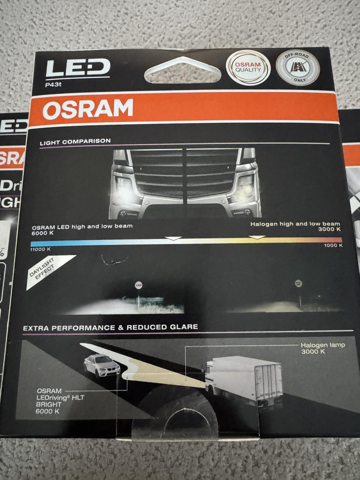 Osram LEDriving HLT Bright +300% H4 15W 24V 6000K LED készlet - HardverApró