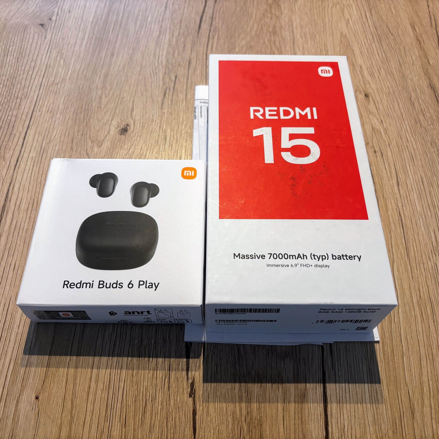 Xiaomi Redmi 15 6/128GB + Buds 6 (bontatlan 3 év garanciával) - HardverApró
