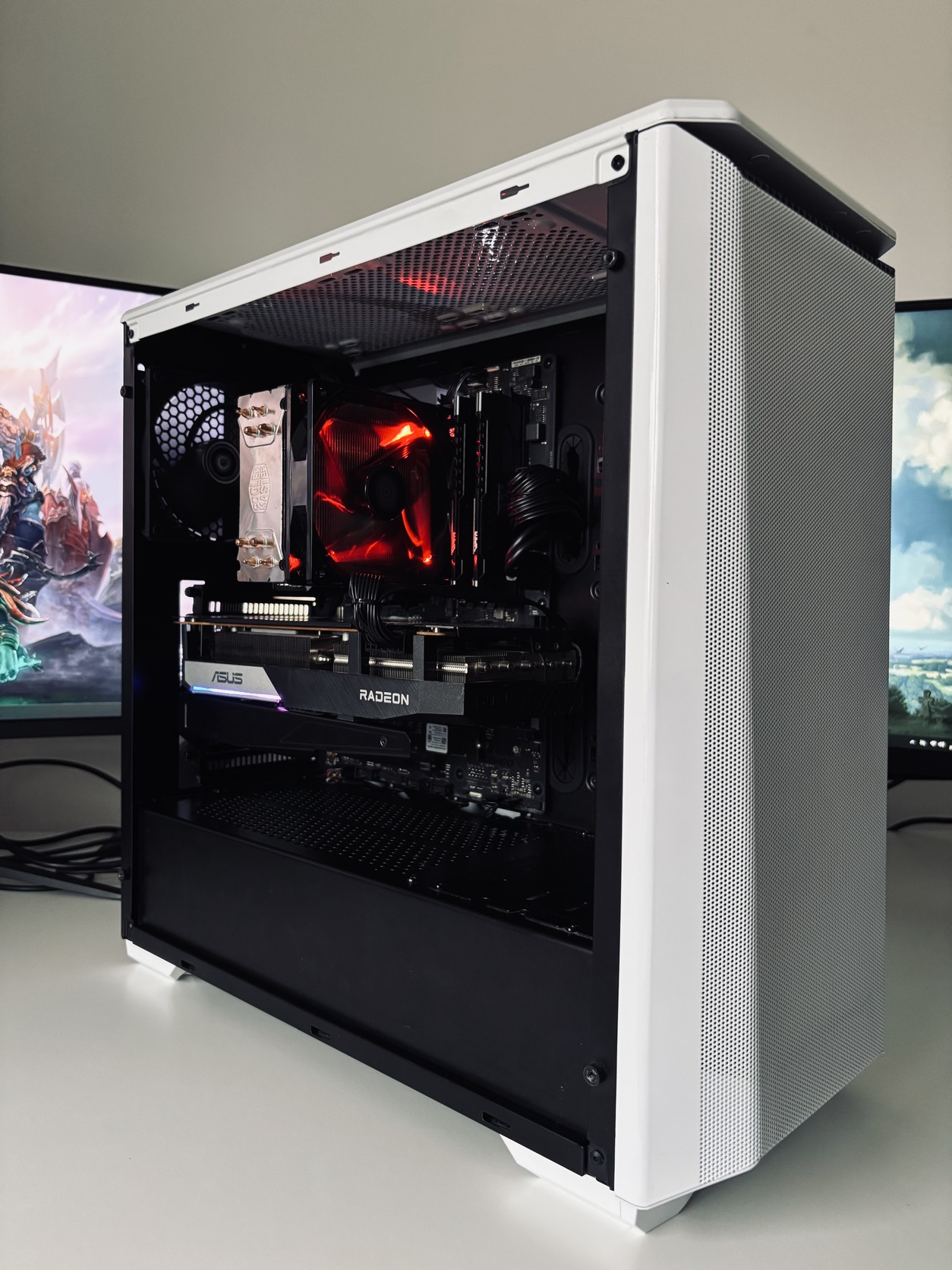 Eladó Gamer PC - RX 6700 XT 12GB + Ryzen 5 5500 /ROG B450 /16GB DDR4 ...