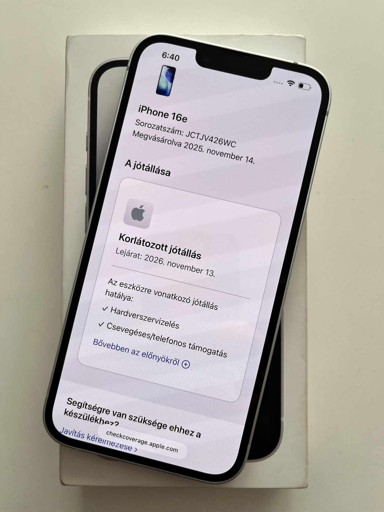 iPhone 16e 128GB Apple garancia: 2026.11.13.-ig! - HardverApró