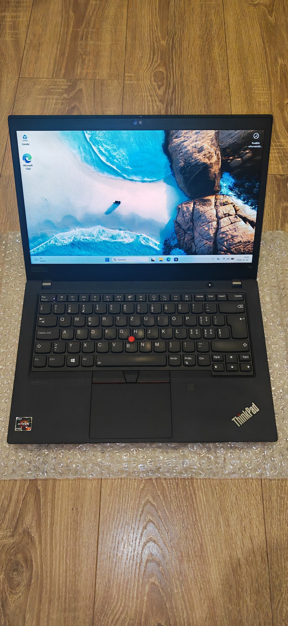 Lenovo Thinkpad T14 G1: AMD Ryzen 7 PRO 4750U/16GB/256GB/FHD - HardverApró
