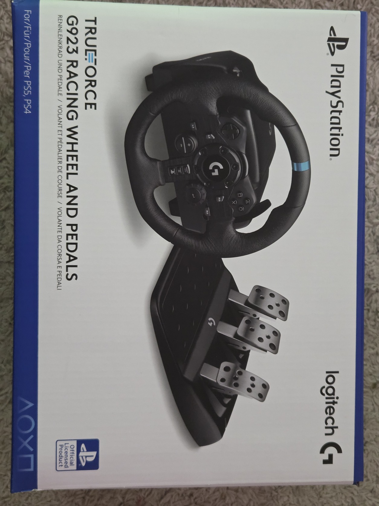 Logitech G923 PS5/PS4/PC kormány - HardverApró