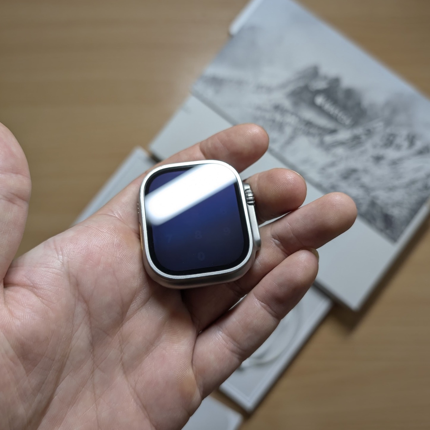 Apple Watch Ultra 2 (Natural Titanium) 98% akku karcmentes kijelző ...