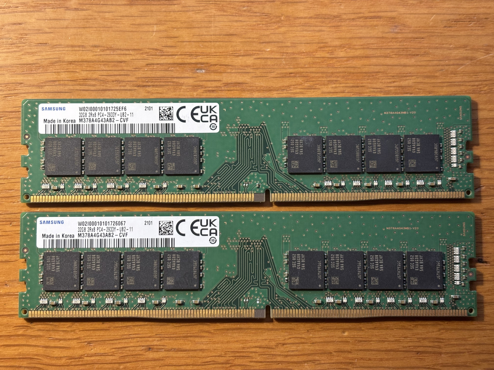 64GB (2x32GB) Samsung DDR4-2933 asztali ram kit - HardverApró