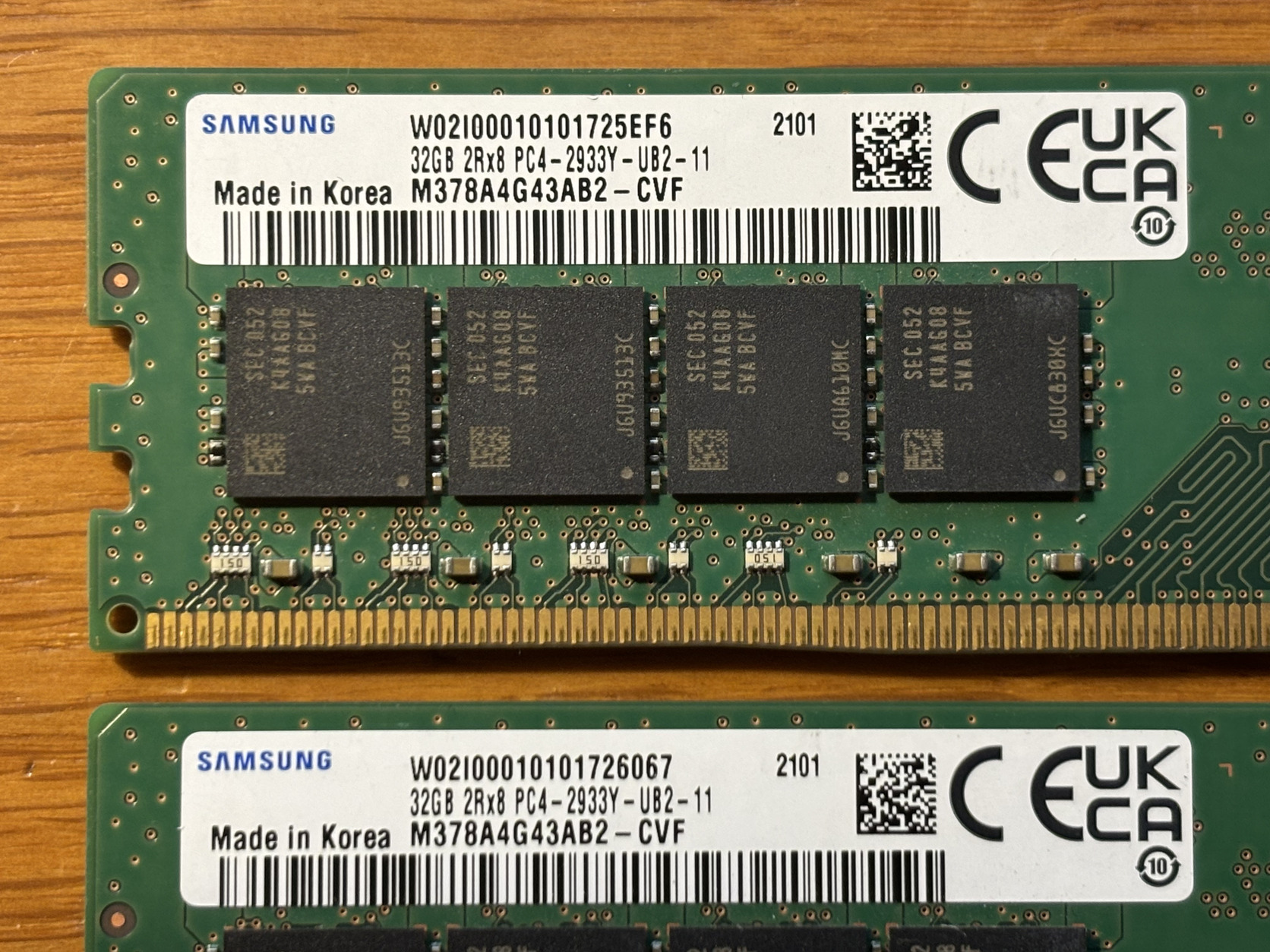 64GB (2x32GB) Samsung DDR4-2933 asztali ram kit - HardverApró