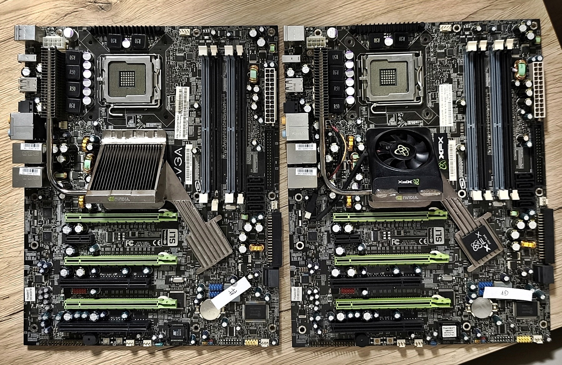 EVGA és XFX nForce 780i SLI alaplapok (2 db - hibásak?) - HardverApró