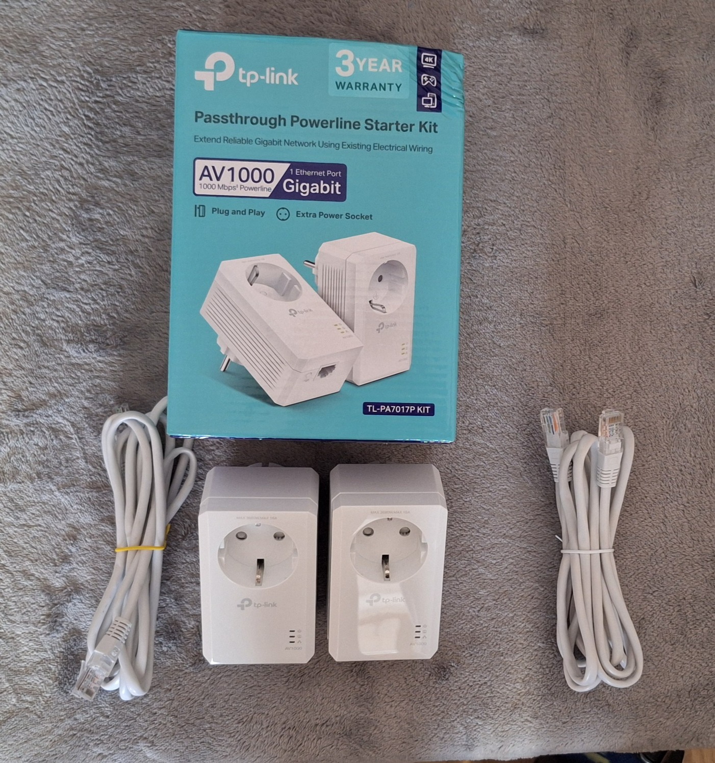 TP-Link PA7017P KIT (2-Pack) powerline adapter - HardverApró