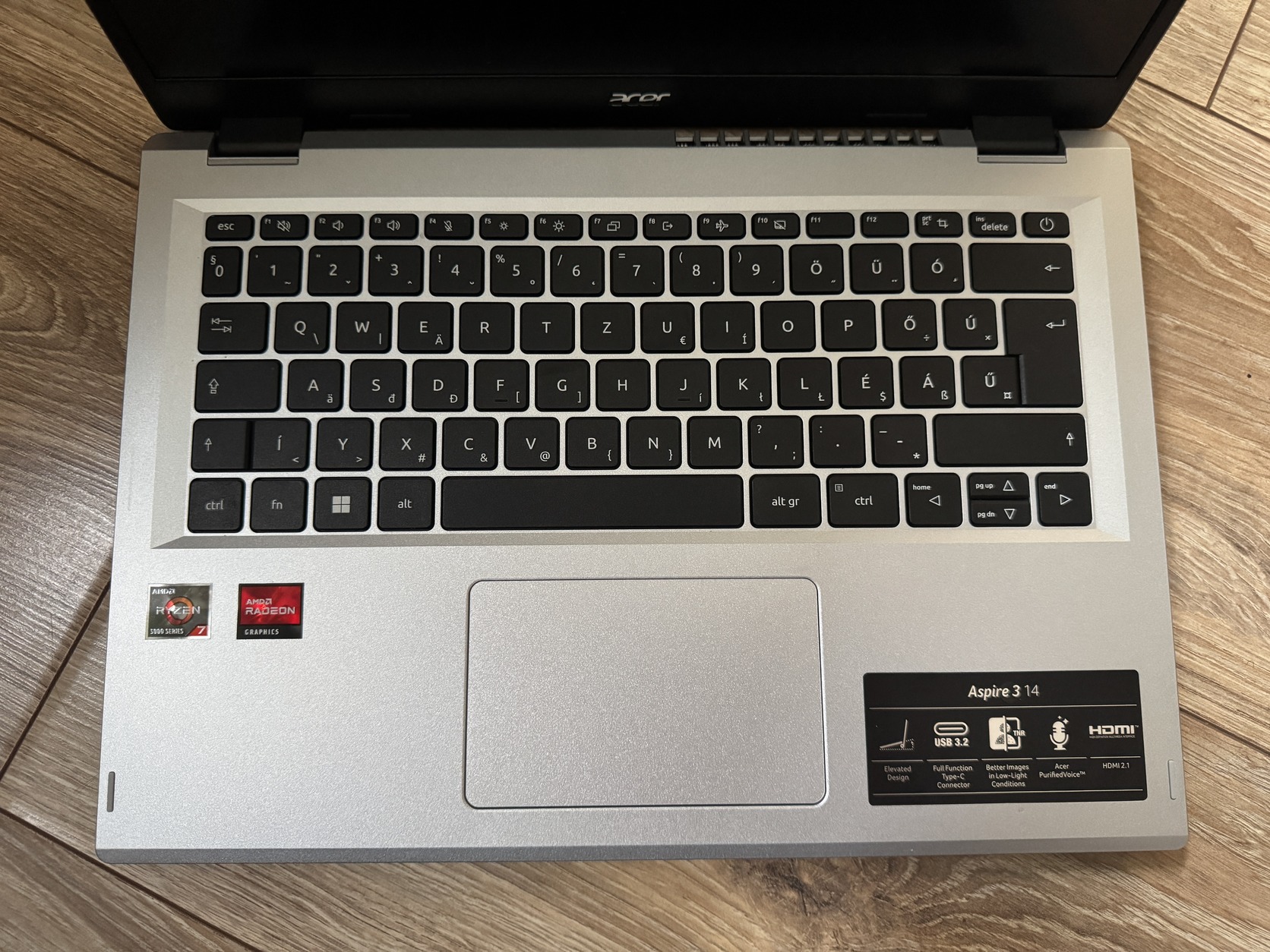 Acer Aspire A314-42P / Ryzen 7 5700U / 8 GB / 512 SSD / 14 - HardverApró