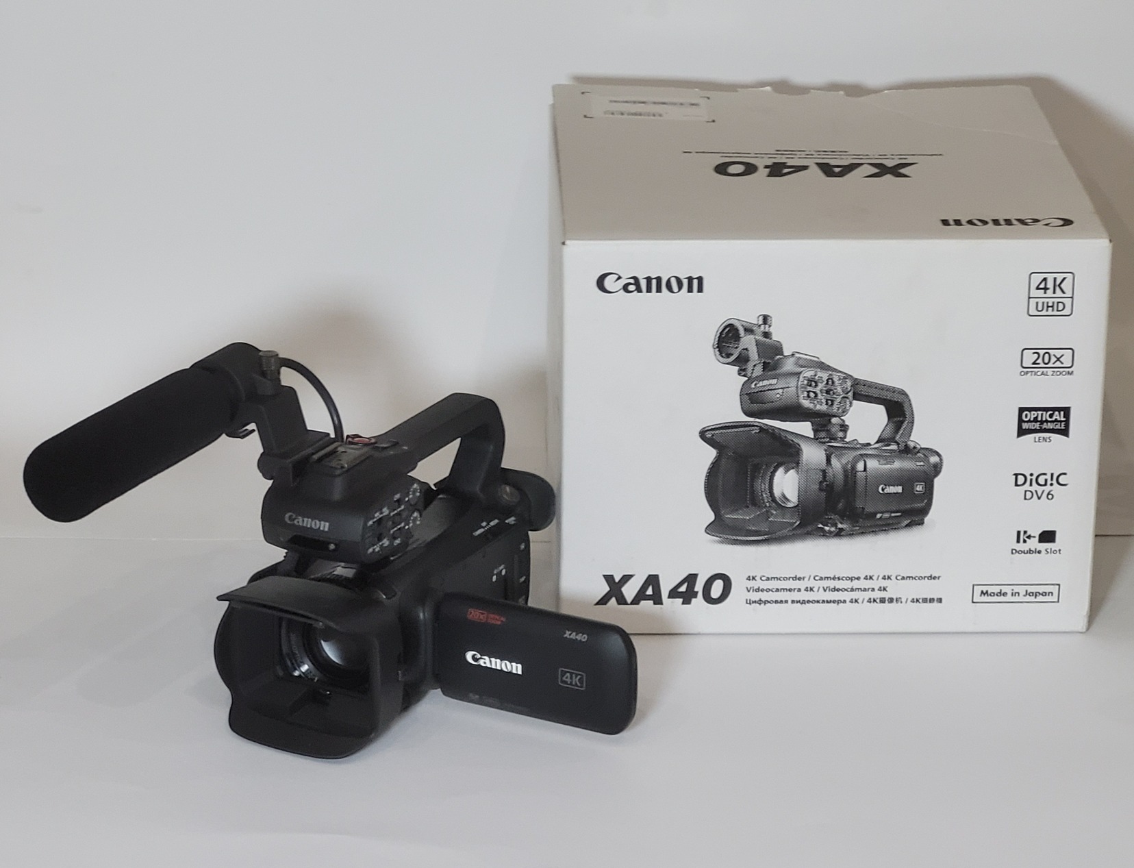 Canon XA40 Ultra HD 4K kamera mikrofonnal - HardverApró