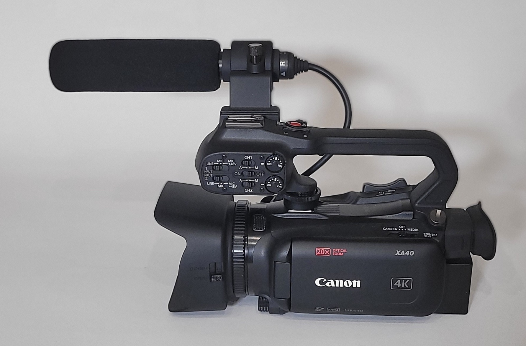 Canon XA40 Ultra HD 4K kamera mikrofonnal - HardverApró