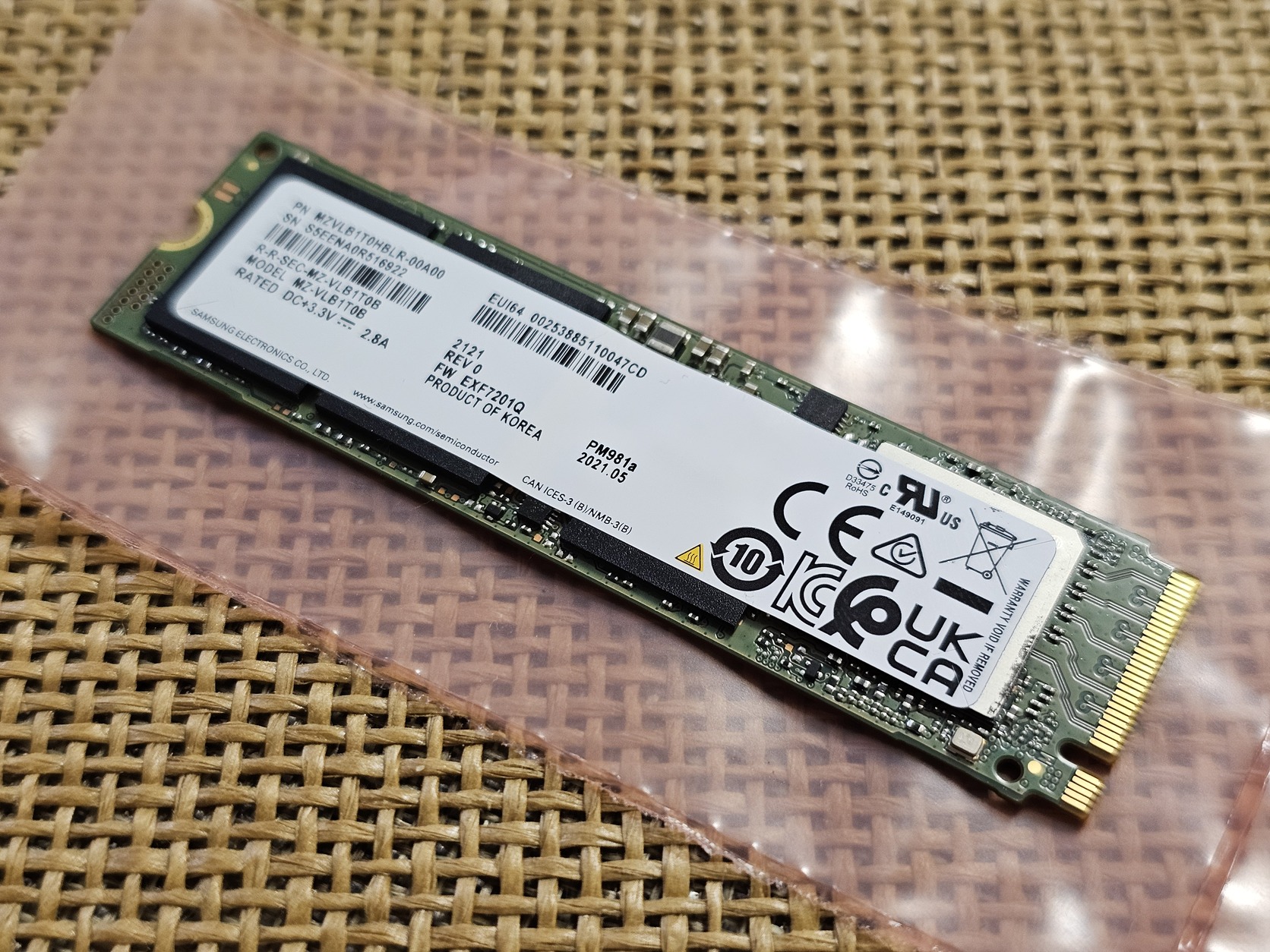Samsung 1TB 100/100 PM981a SSD eladó - Szinte Új - HardverApró