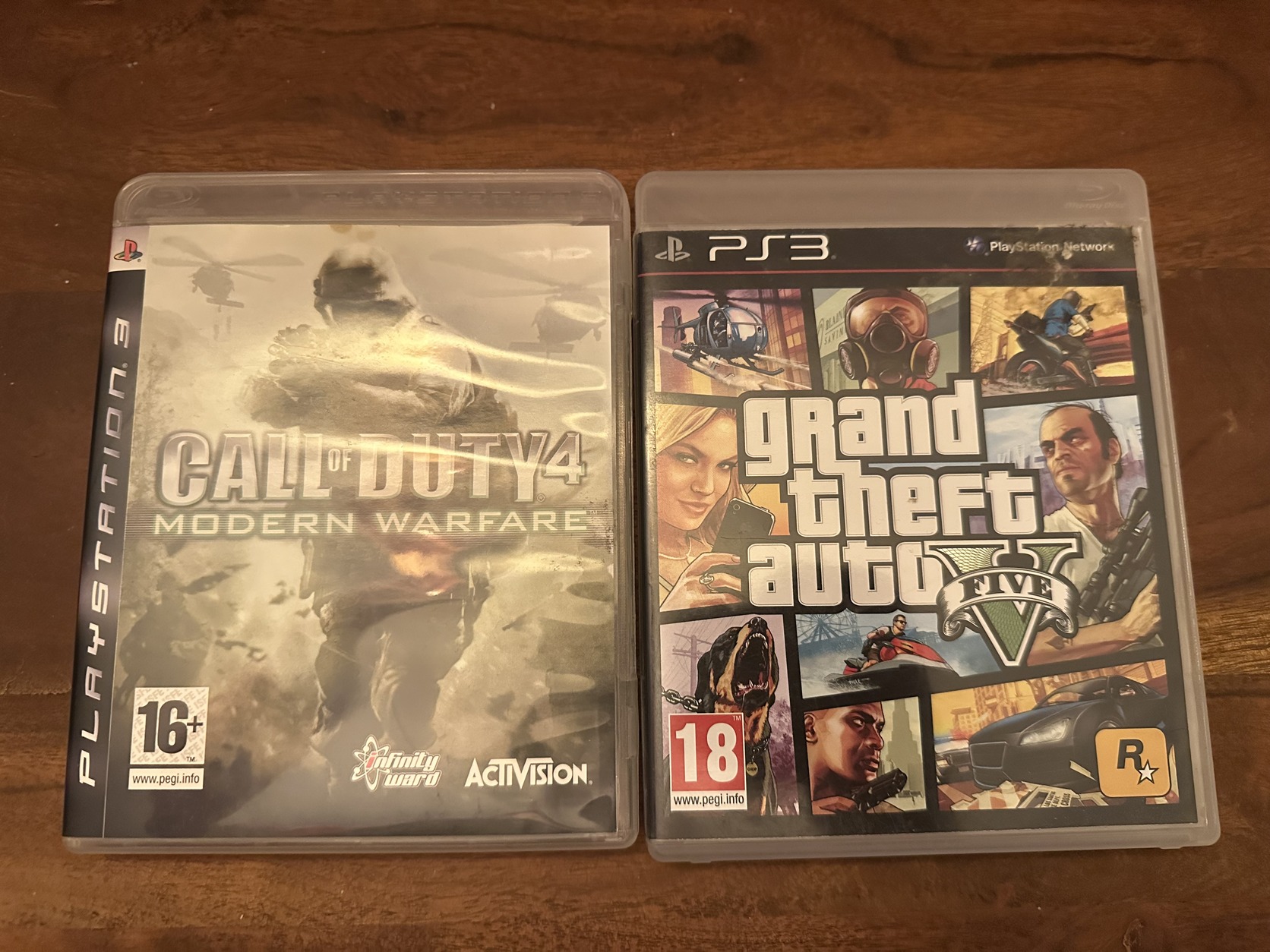 Gta5/COD4 Ps3 játékok call of duty grand theft auto playstation 3 ...