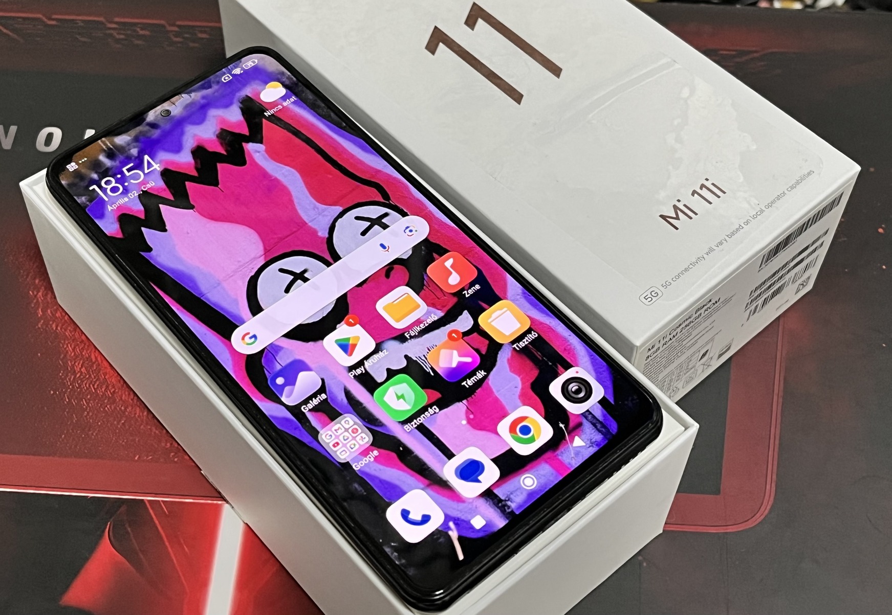 Ujszeru Xiaomi MI 11I 5G 256GB Black Fuggetlen Dual sim Hibatlan 108MP ...