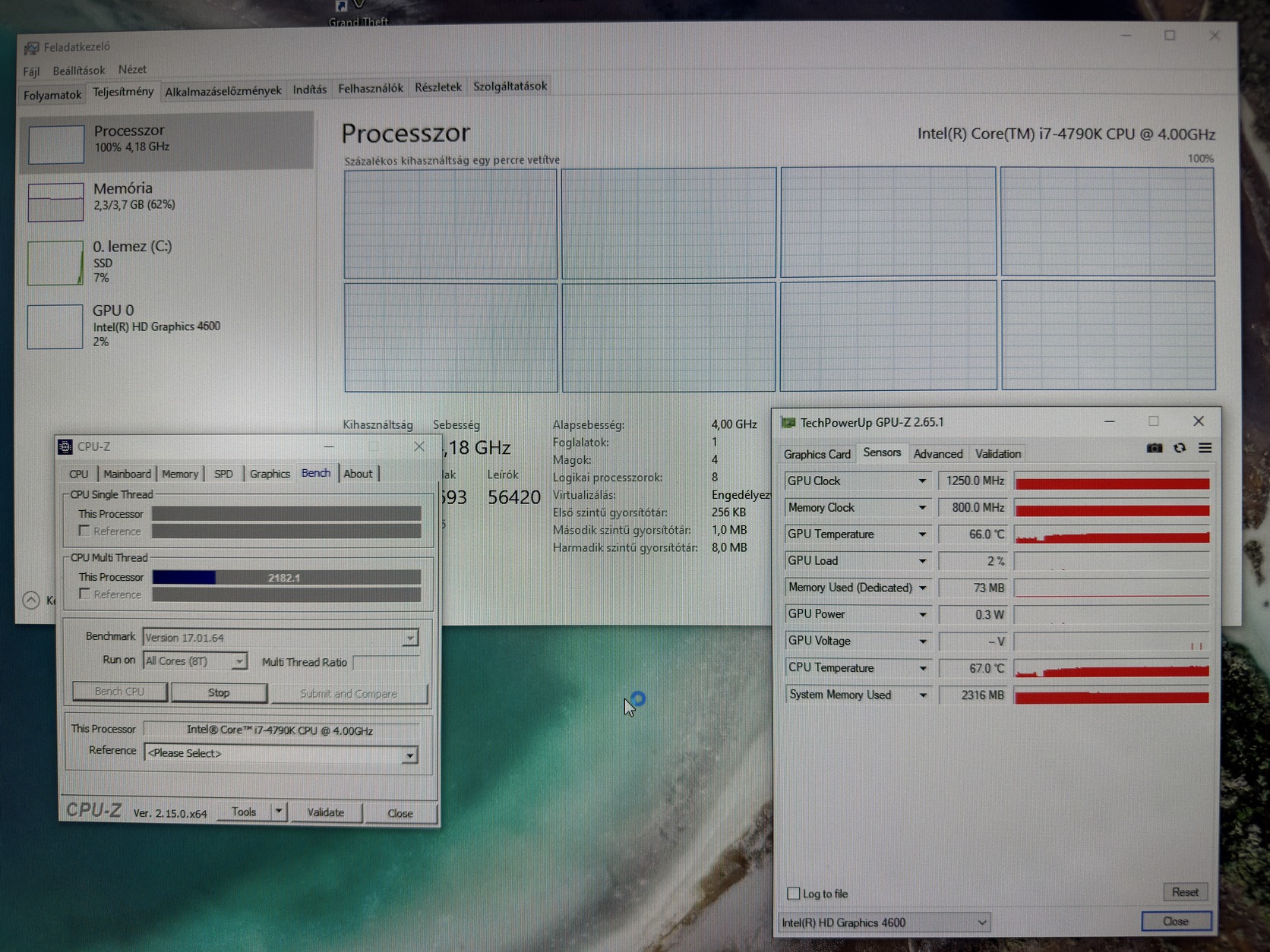 Intel Core i7-4790K - 8M Cache, 8 x 4.40 GHz+Intel HD Graphics 4600 ...