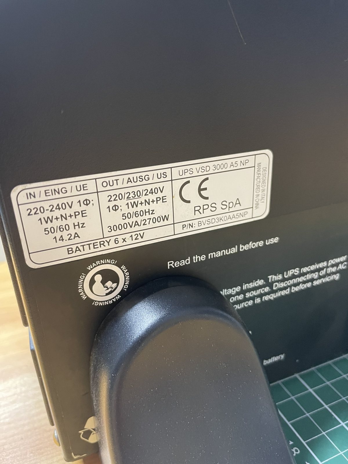 Riello Vision Dual VSD 3000 A5 NP szünetmentes tápegység - HardverApró