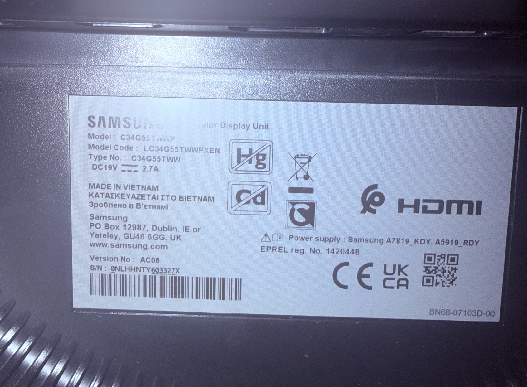 - SZINTE ÚJ - MM SZÁMLA - GARANCIA - Samsung Odyssey G5 C34G55TWWP ...