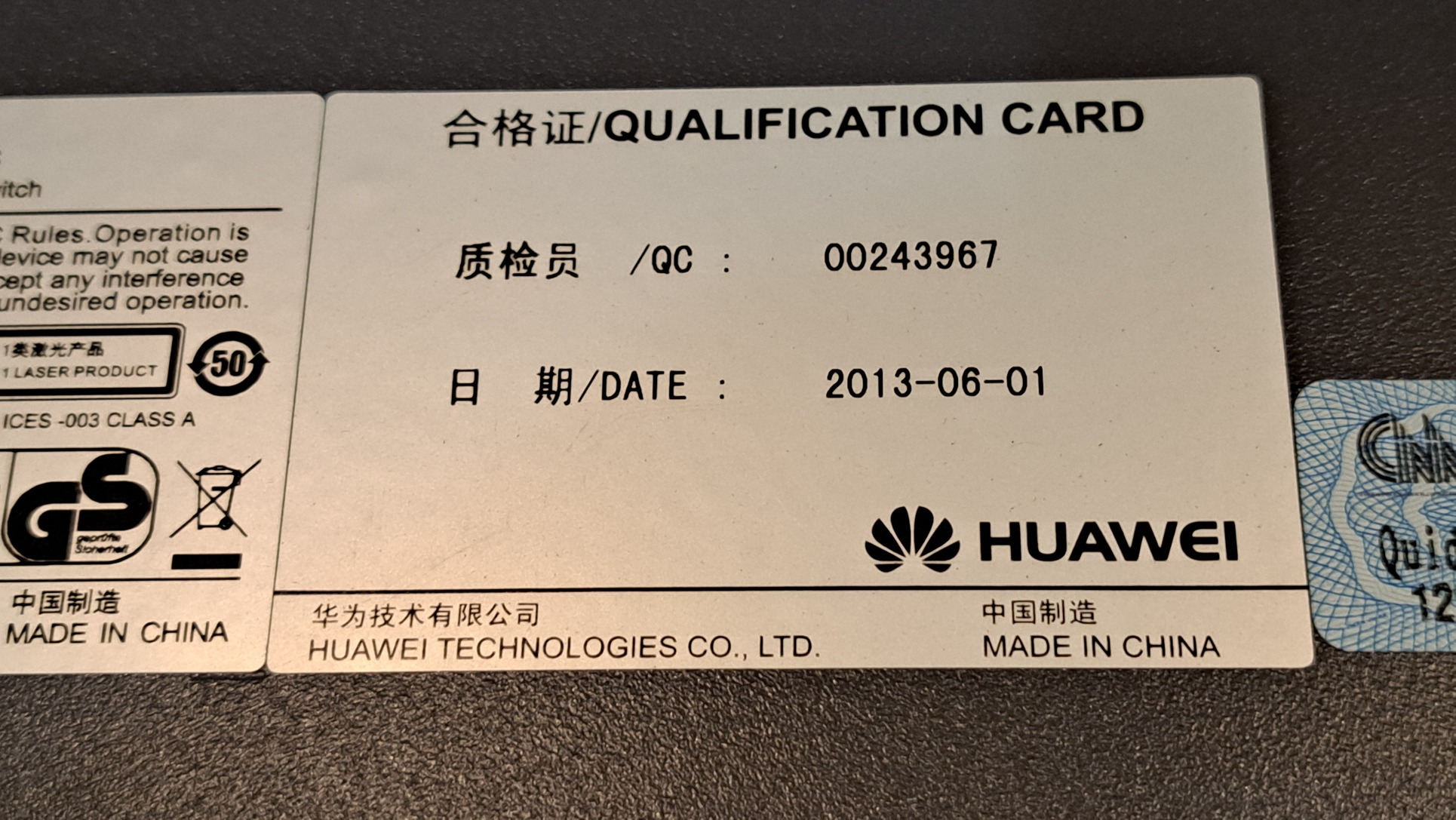 Huawei Quidway S5328C-HI-24S (Layer 3 Gigabit Switch) - HardverApró