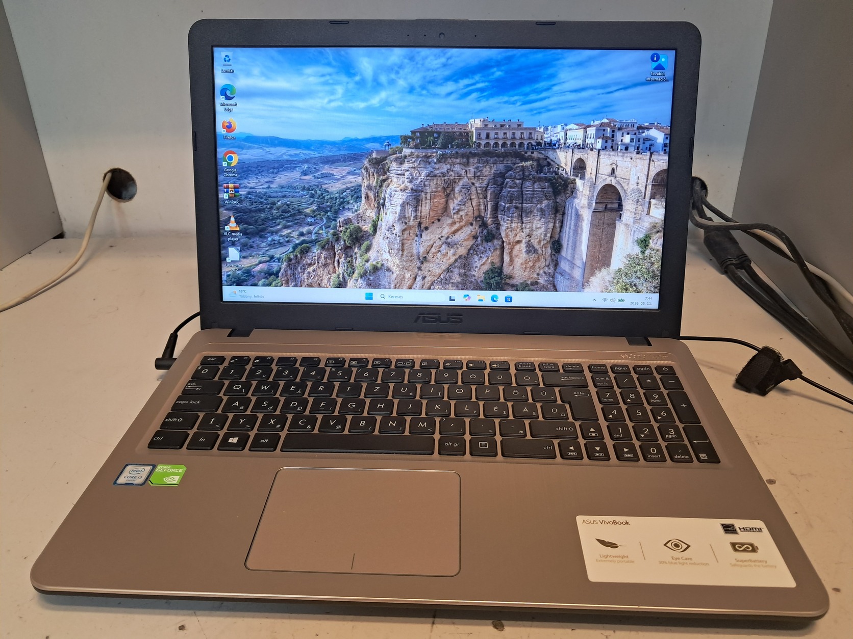 Asus Vivobook X540U laptop - HardverApró