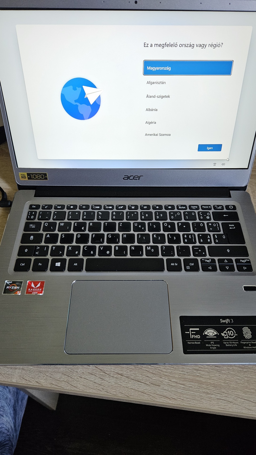 Acer Swift 3 - HardverApró