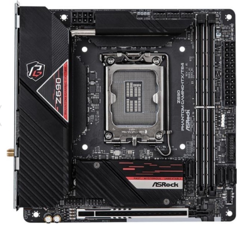 Intel I5 12500T 35W TDP + ASRock Z690 Phantom Gaming-ITX/Thunderbolt 4 ...
