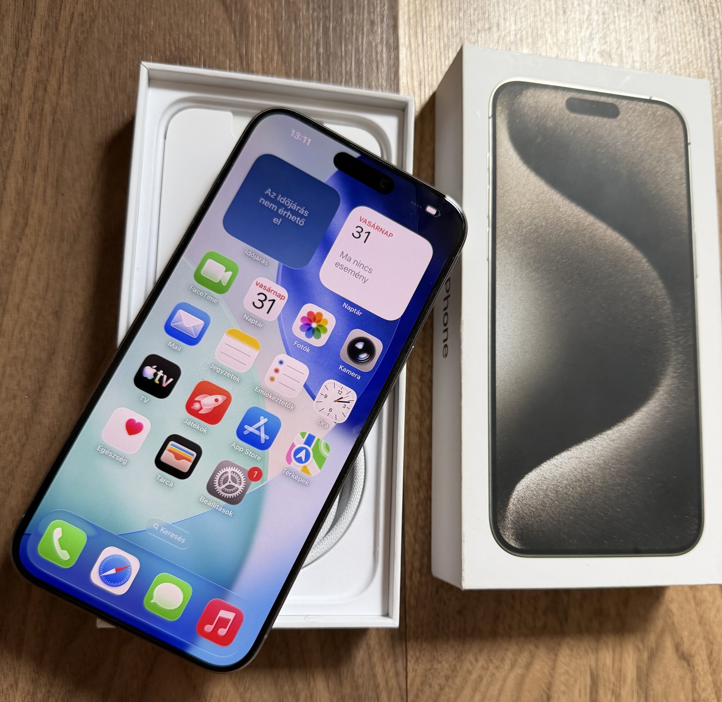 iPhone 15 Pro Max Natural Titanium 256GB - HardverApró