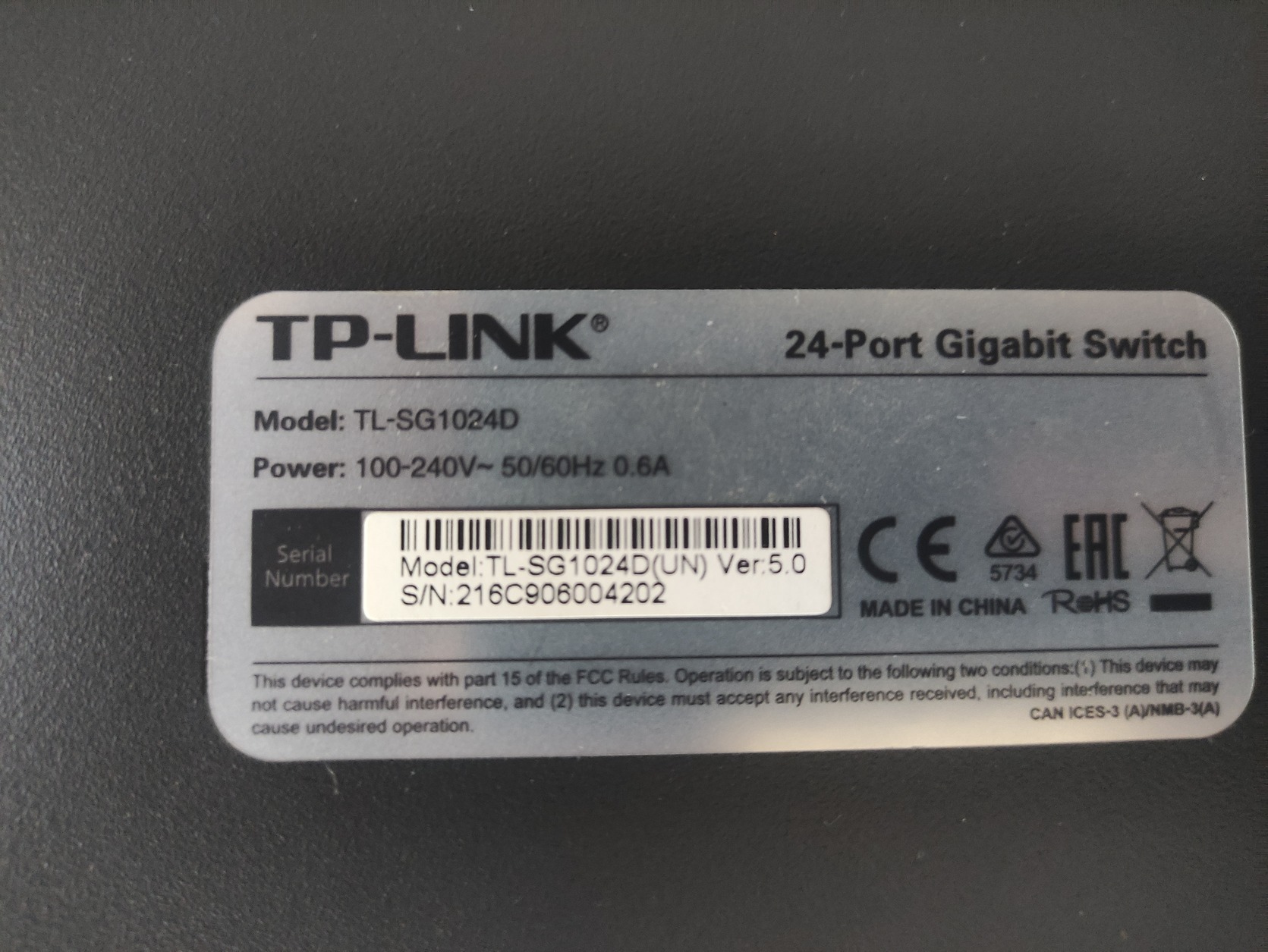 TP-Link TL-SG1024D V5 24 Gigabit rack switch, 1 hó garancia - HardverApró