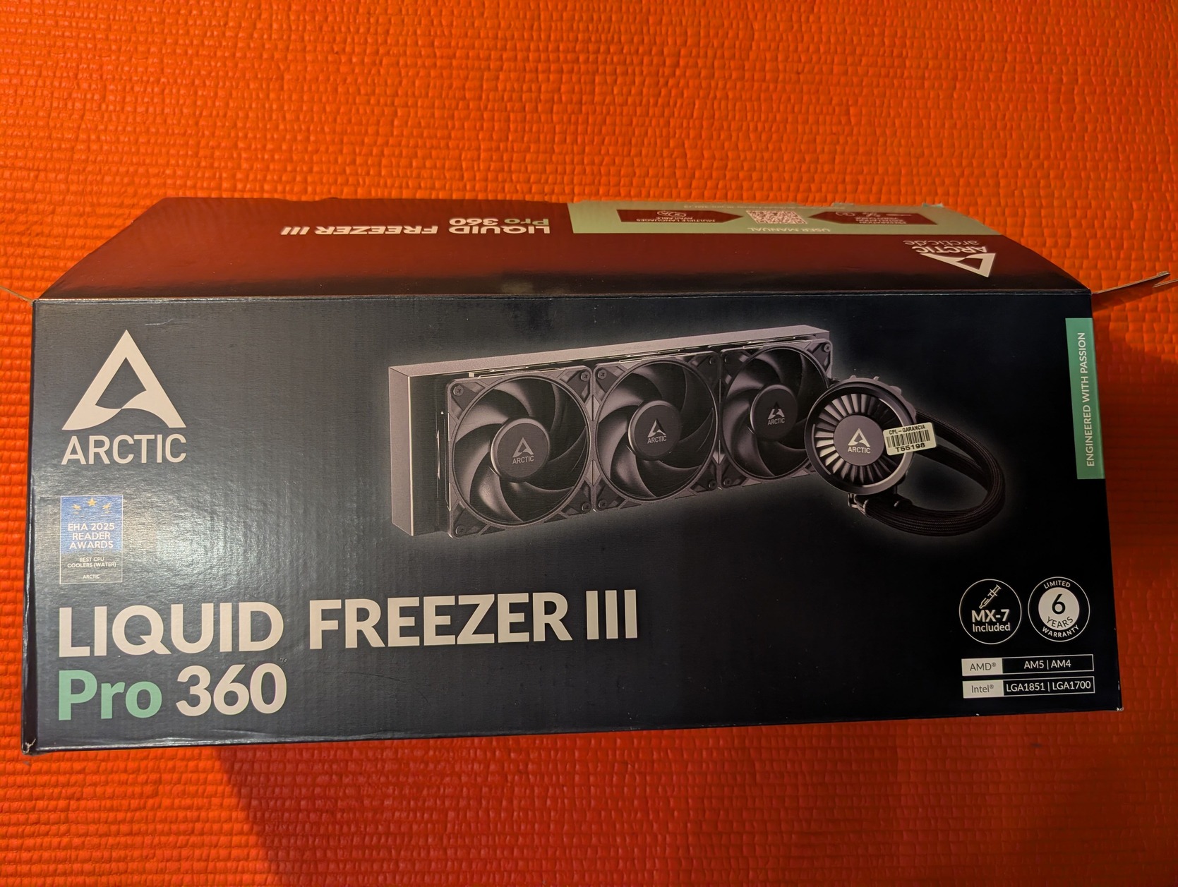 ARCTIC - LIQUID FREEZER III PRO 360 AIO CPU VÍZHŰTÉS - FEKETE 6 év ...