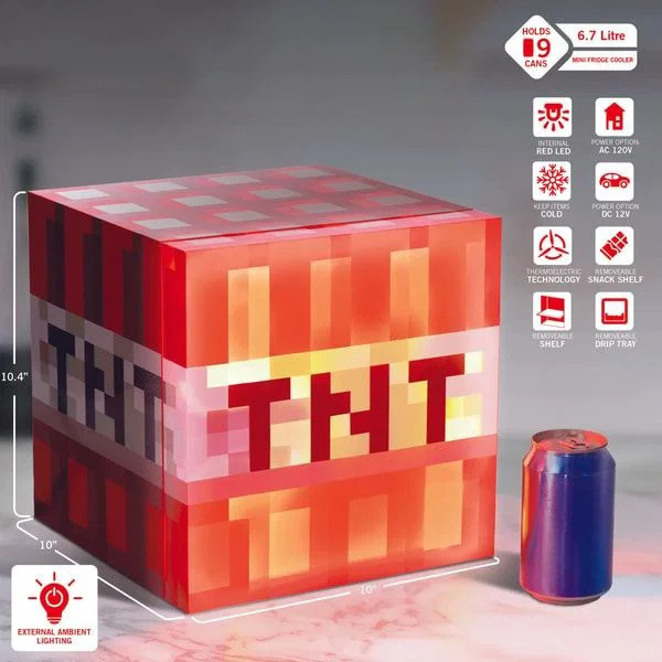 Minecraft TNT Block Mini hűtő - HardverApró