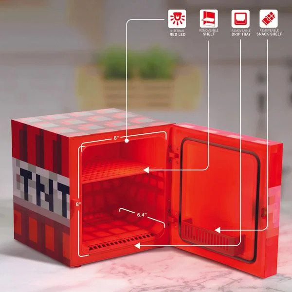 Minecraft TNT Block Mini hűtő - HardverApró