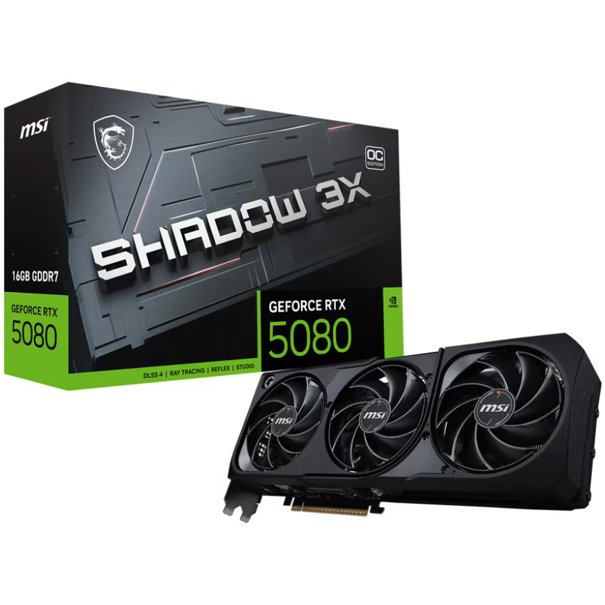27% - MSI RTX 5080 SHADOW 3X OC 16GB GDDR7 Videokártya! BeszámítOK ...
