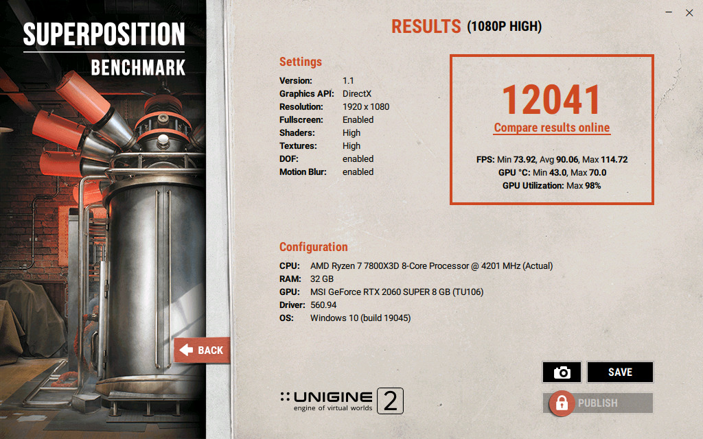 MSI RTX 2060 Super Armor OC 8GB GDDR6 - HardverApró