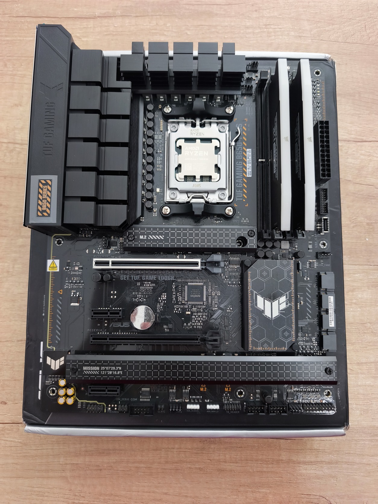 Új, Gamer félgép - ASUS TUF B650-PLUS + Ryzen 7 7800X3D + Corsair ...