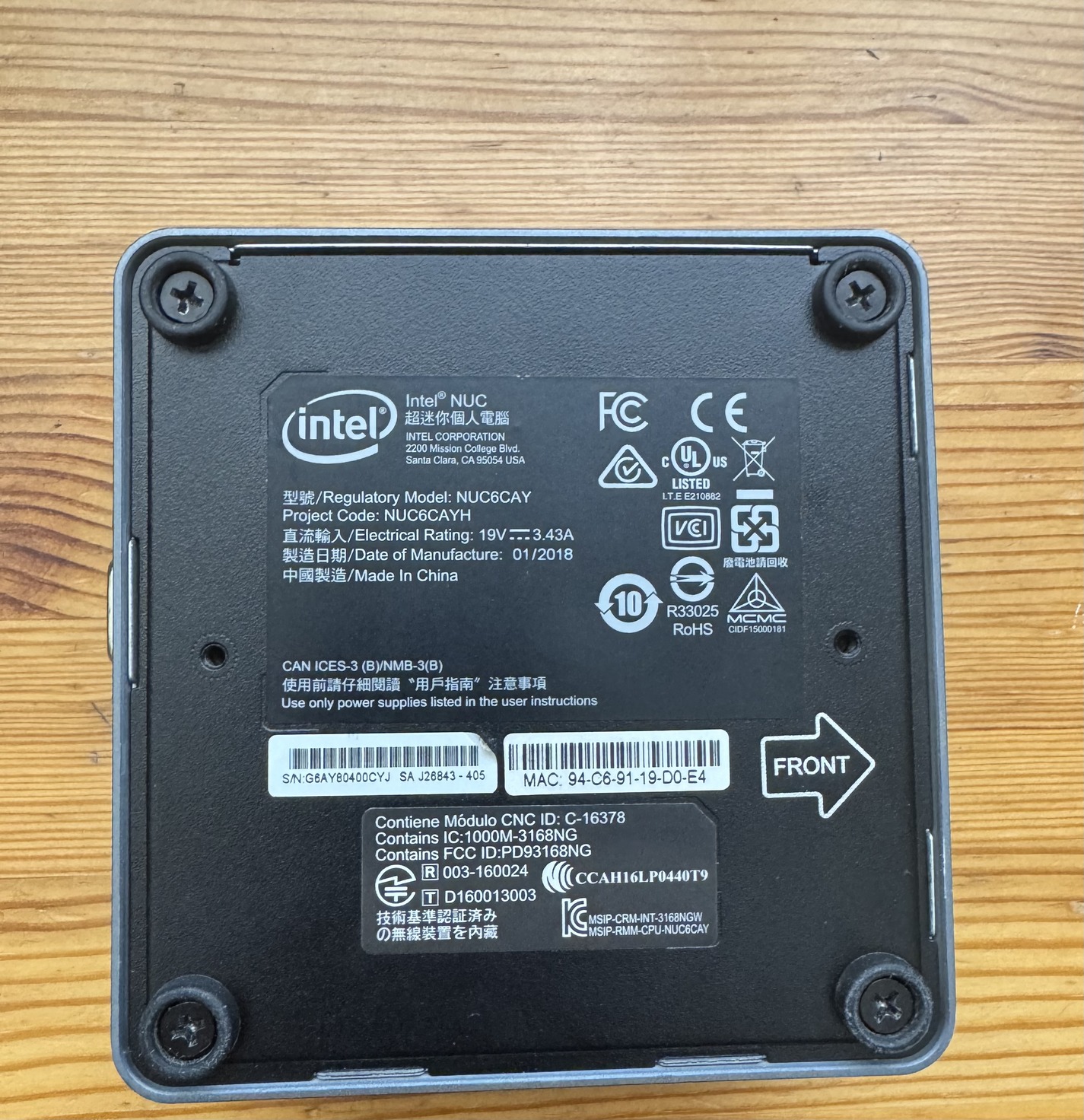 Intel NUC6CAY mini pc - HardverApró