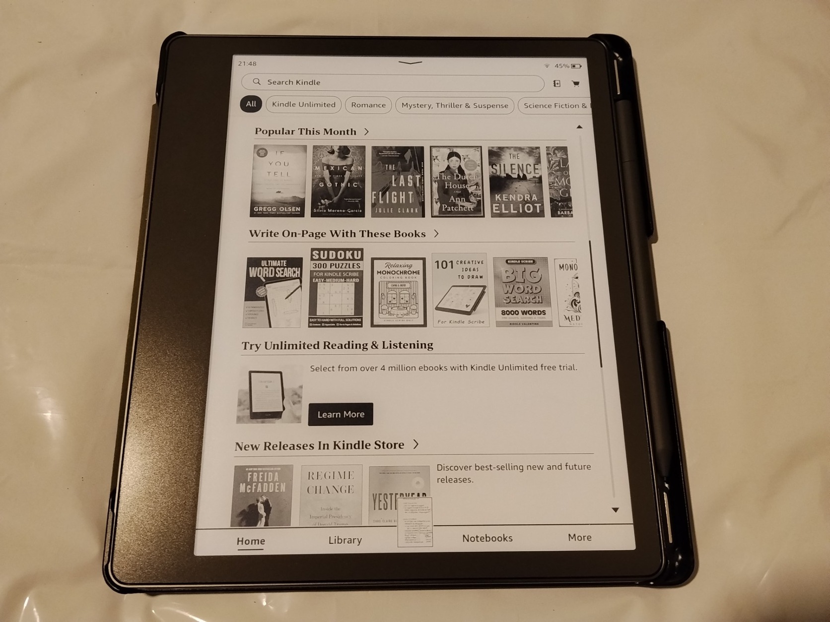 Amazon Kindle Scribe 16 GB basic tollal + B-Safe tok - HardverApró